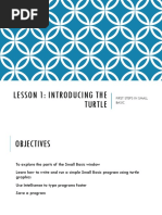 Small Basic Turtle | PDF | Learning | Computing