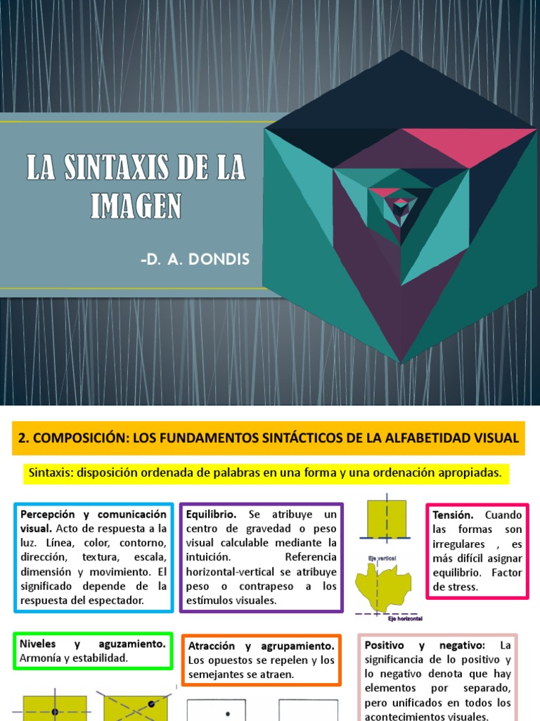 La Sintaxis de La Imagen | PDF | Percepción visual | Sintaxis
