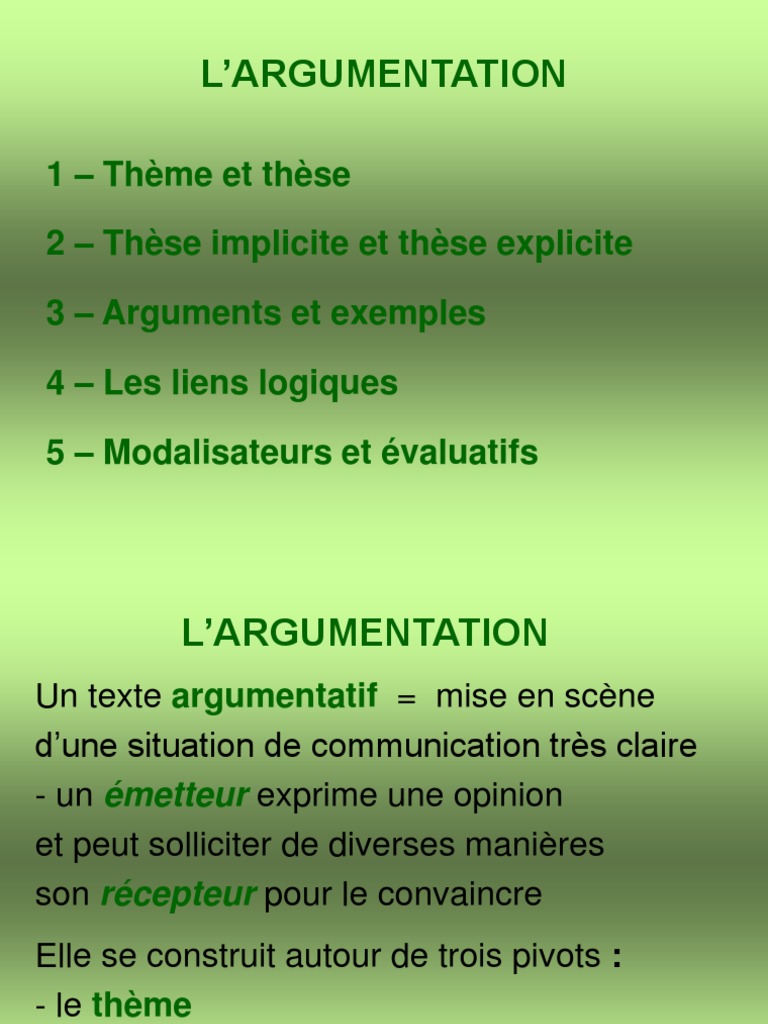 L Argumentation | PDF | Argumentation | Phrase