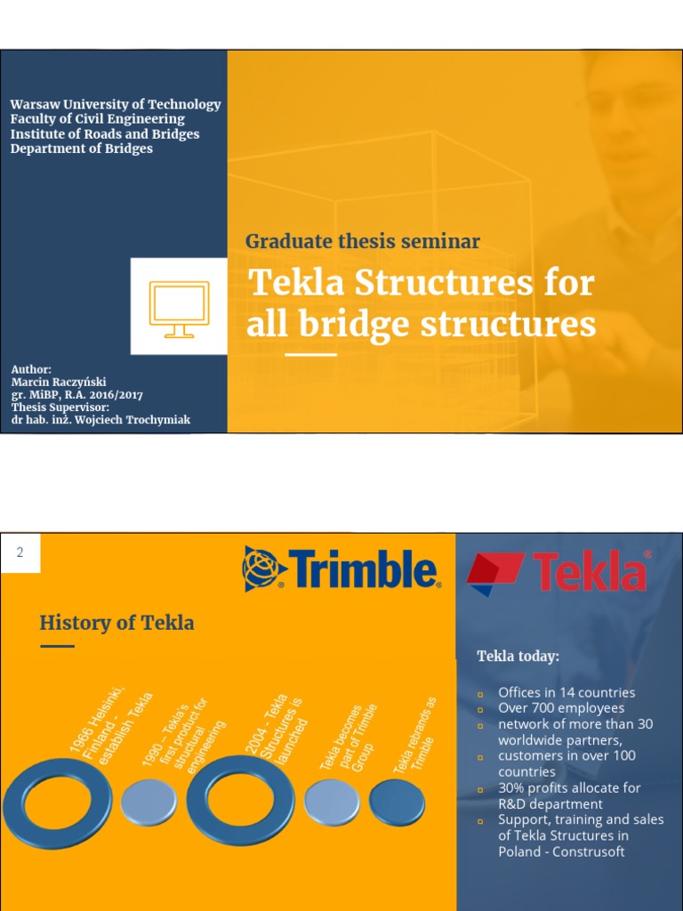 Tekla Structures For Bridge | PDF | Bridge | 3 D Modeling