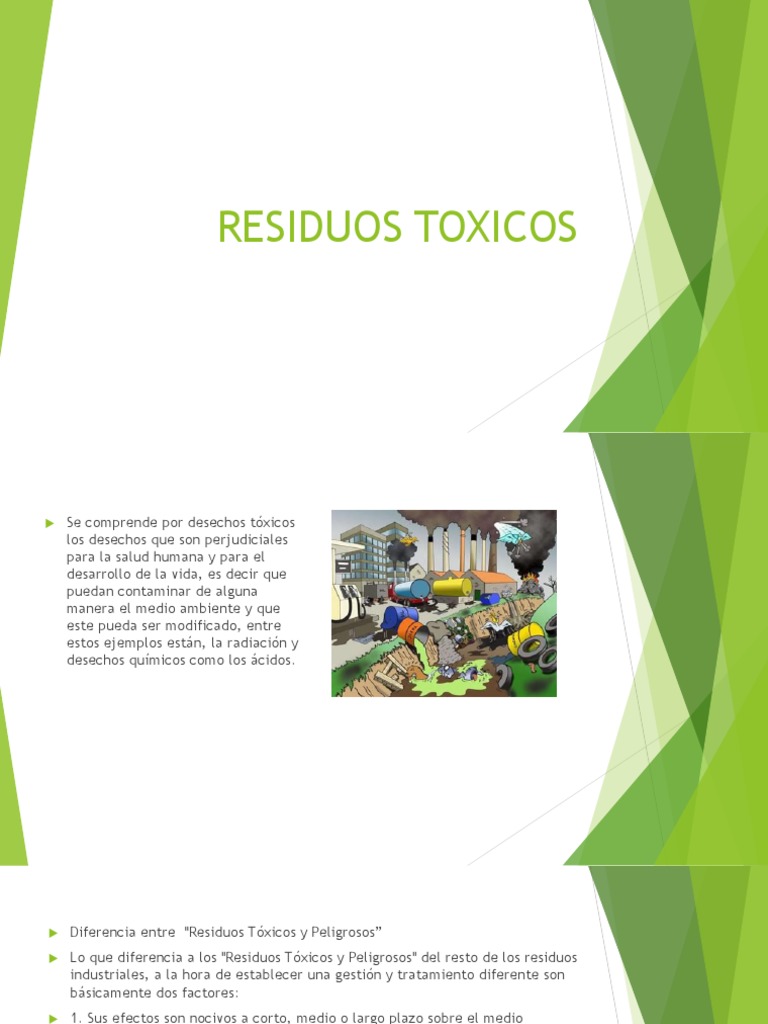 Residuos Toxicos | PDF | Residuos | Minería
