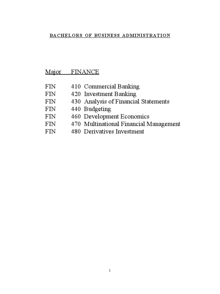 Major Finance | PDF | Databases | Relational Database