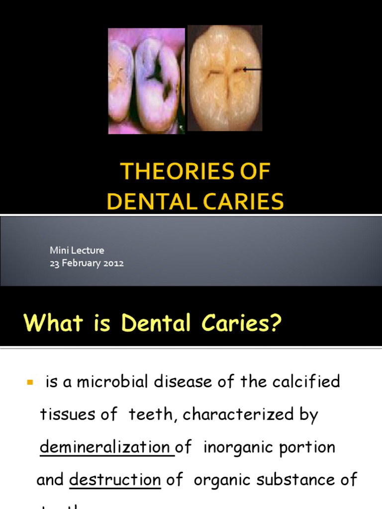 Caries | PDF | Human Tooth | Animal Anatomy