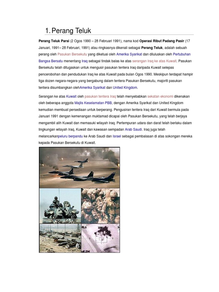 Perang Teluk | PDF