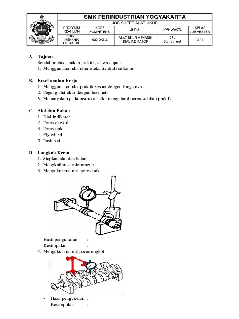 Praktik Penggunaan Dial Indikator | PDF | Sains & Matematika | Komputer