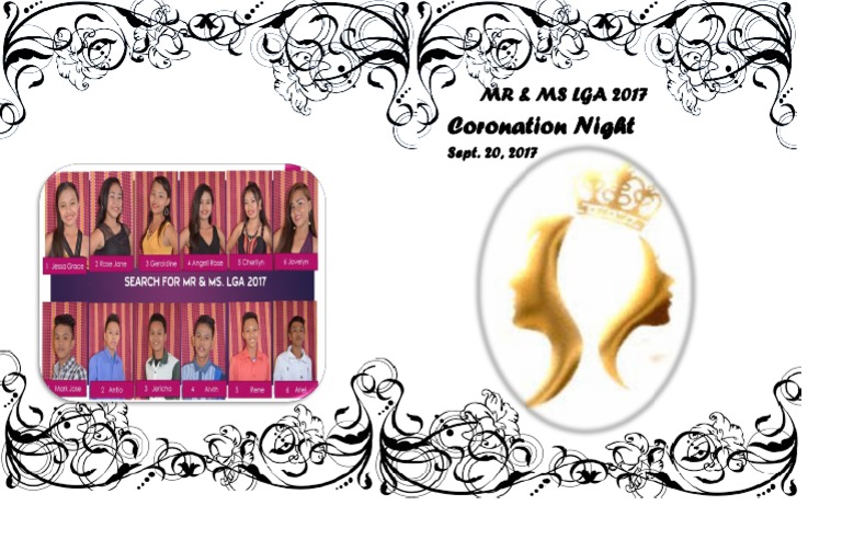 Program Coronation | PDF