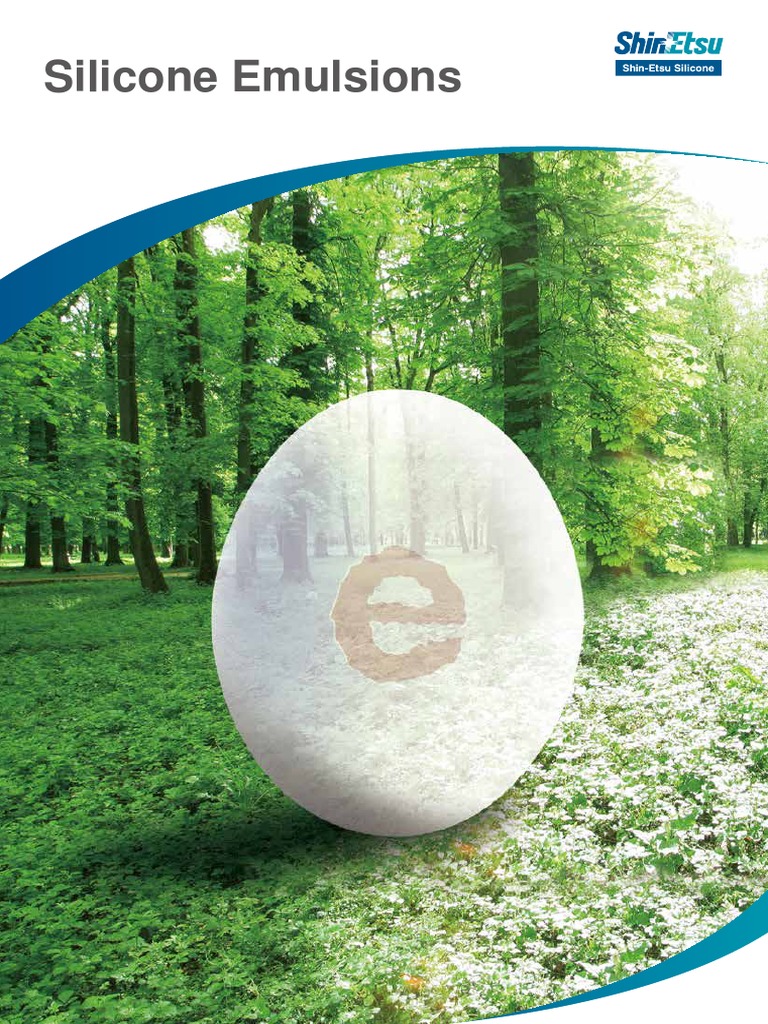 Silicone Emulsions: Shin-Etsu Chemical Co., LTD | PDF | Silicone | Emulsion