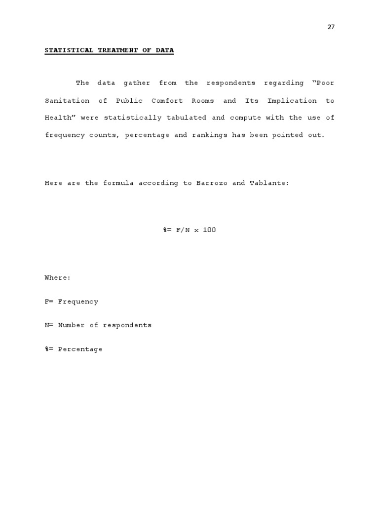 Statistical Treatment of Data | Download Free PDF | Science