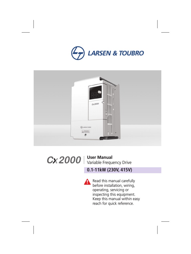 VFD Cx2000 Manual | PDF | Power Inverter | Electrical Wiring