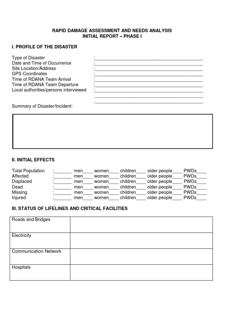 Rdana Form-OCD | PDF | Storms | Windstorms