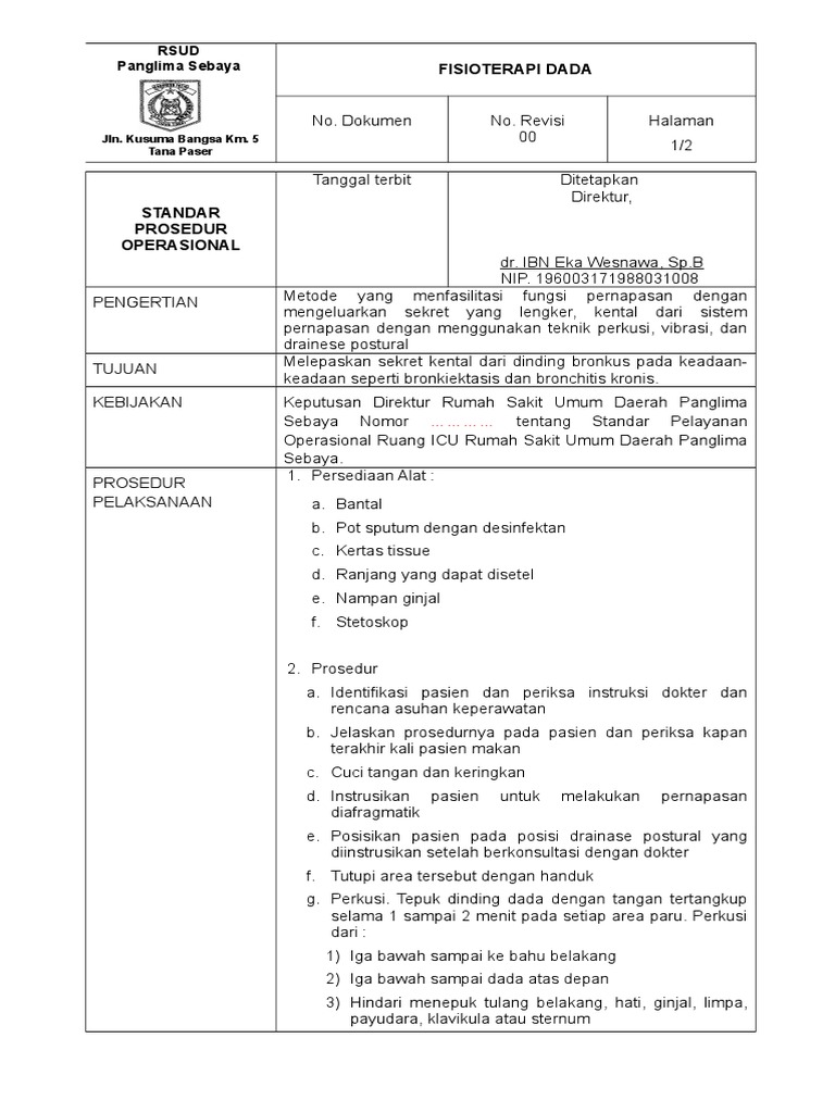 Spo - Fisioterapi Dada | PDF