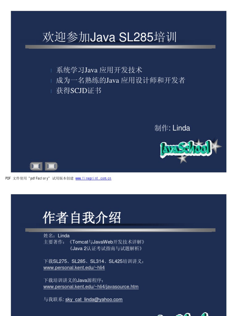 Oracle Java SL-285 - 2004 | PDF