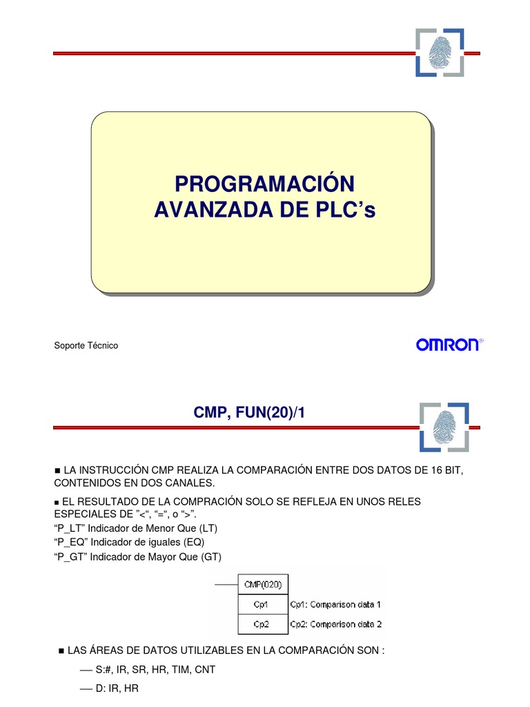 InfoPLC Net Programacion Omron Avanzado | PDF | Sustracción | Decimal codificado en binario