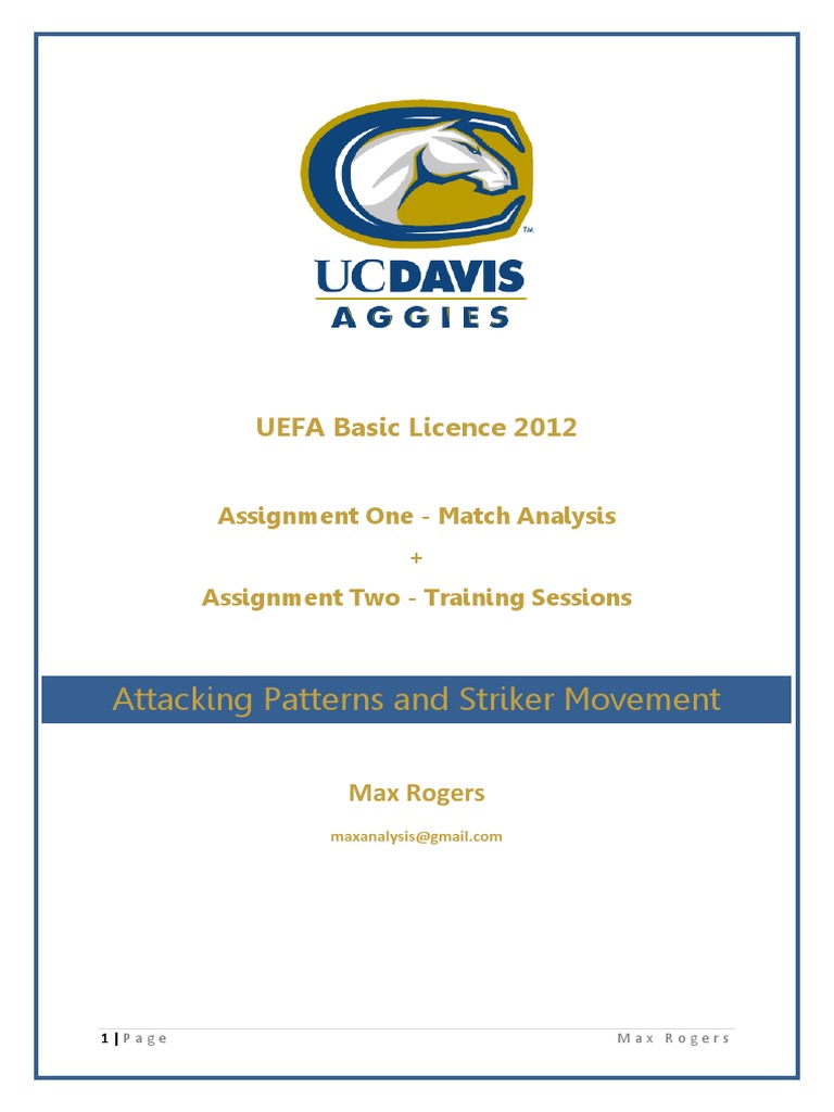 Uefa B Assignment | PDF | Forward (Association Football) | Defender ...