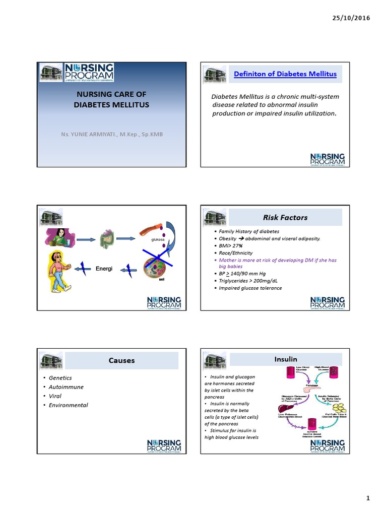Nursing Care of DM | PDF