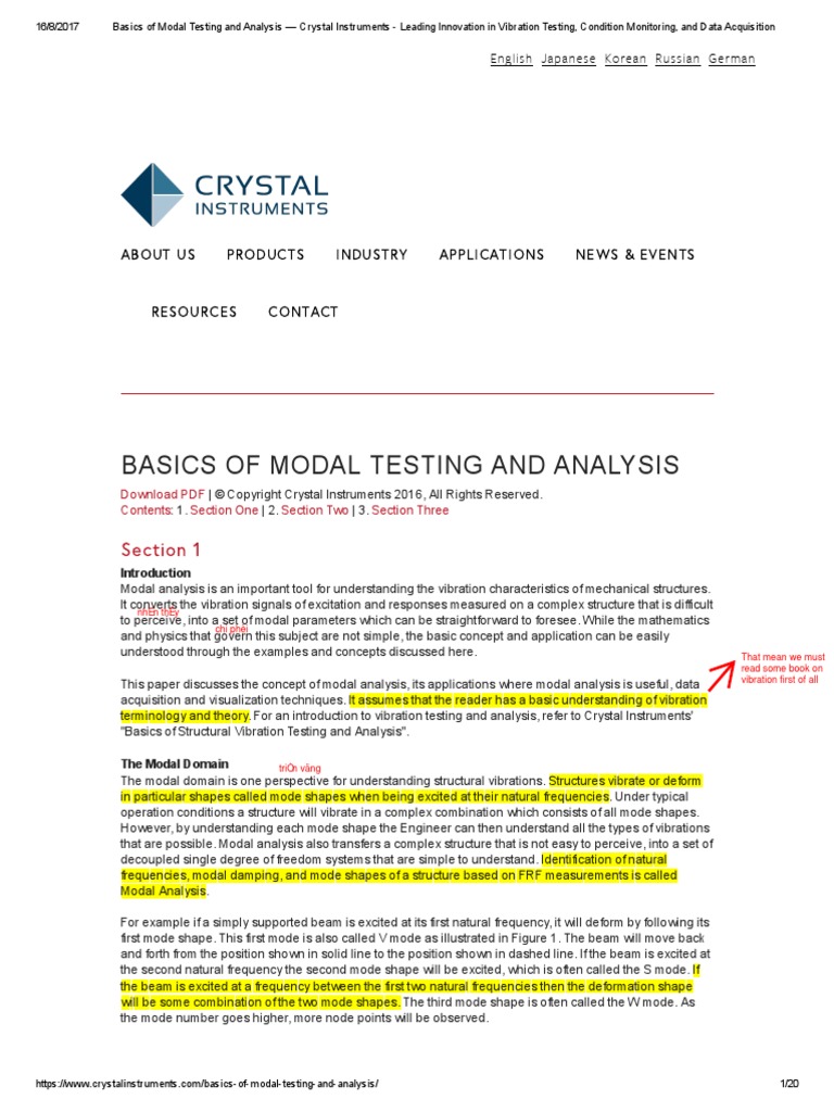 Basics of Modal Testing and Analysis 2 | PDF | Normal Mode | Spectral ...