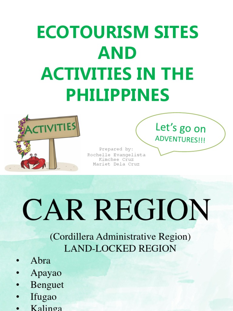 Week 9 To 10 Ecotourism Sites in The Philippines | PDF | Conservation ...