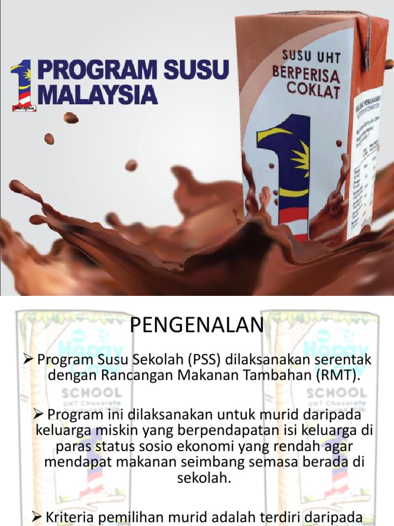 Program Susu Sekolah (PSS) | PDF