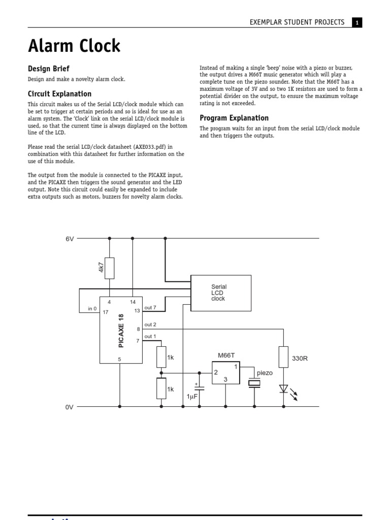 Alarm Clock | PDF | Computer Engineering | Electromagnetism