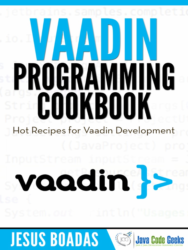 Vaadin Programming Cookbook Pdf Pdf Java Servlet Java Script