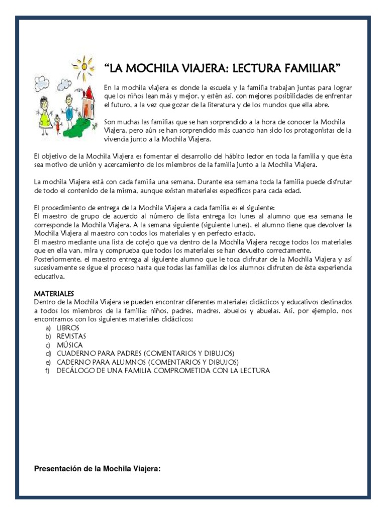 La Mochila Viajera1 | PDF | Mochila