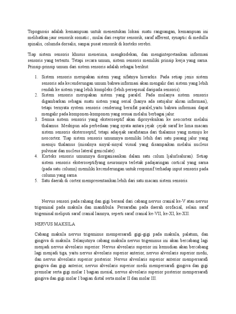 Pembahasan Topognosis | PDF