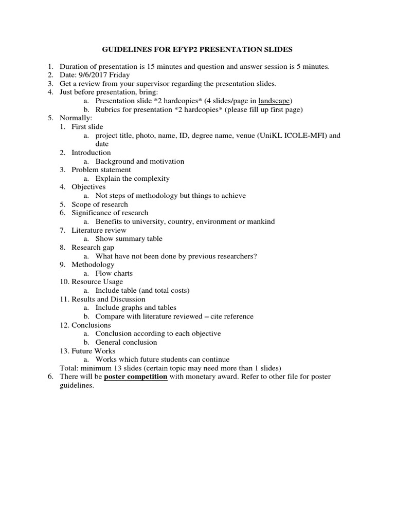 Guidelines Presentation Pdf