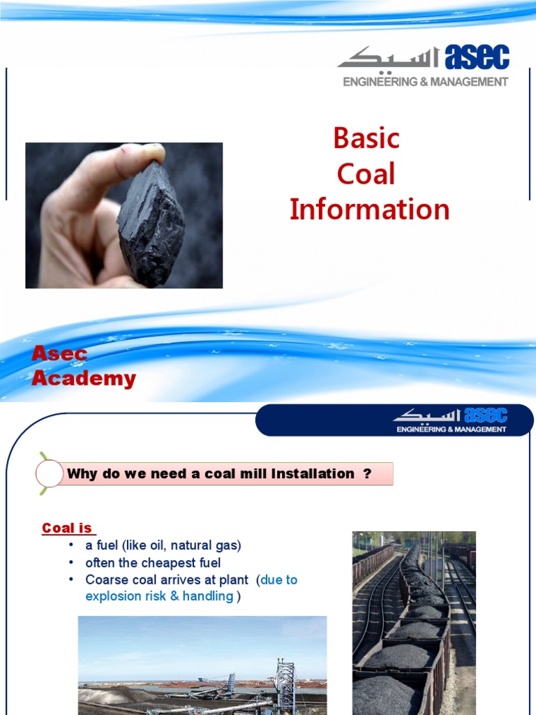 Basic Coal Information | PDF | Coal | Lignite
