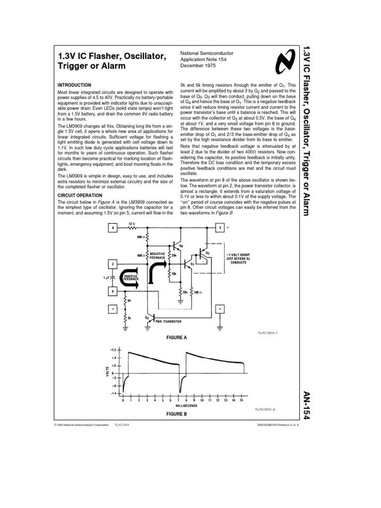 Lm3909 Applications | PDF | Capacitor | Electronic Circuits
