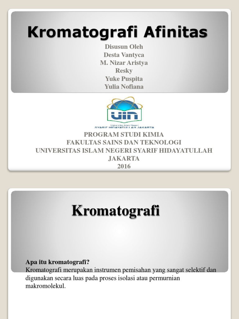 Kromatografi Afinitas | PDF
