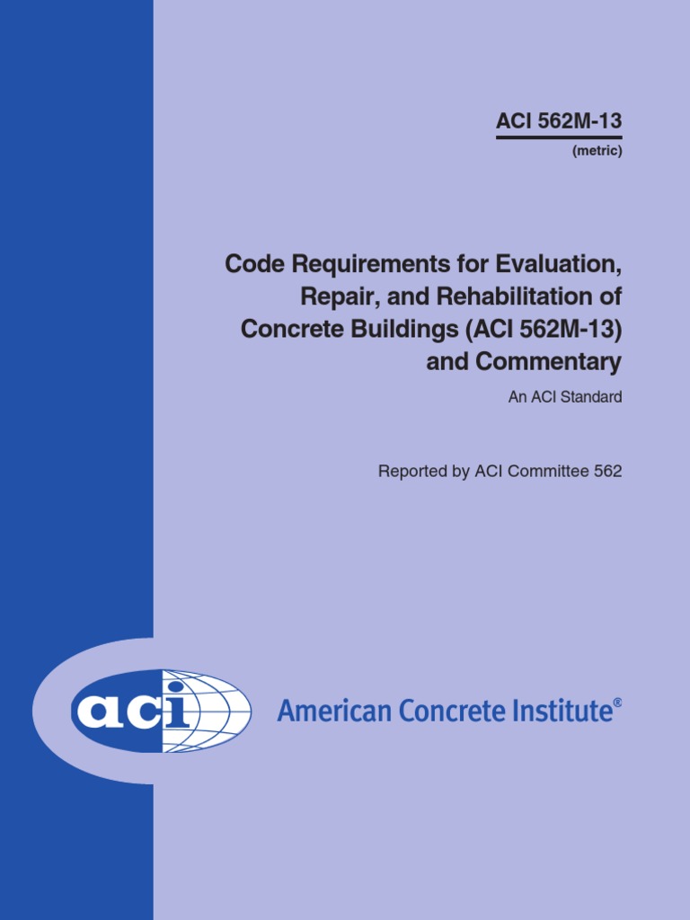 Code Requirements For Evaluation, Repair, and Rehabilitation of ...