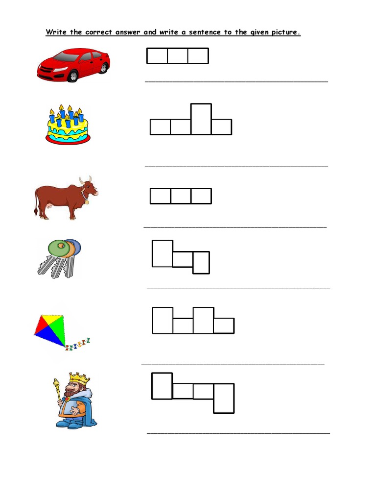 K Sound Words with Pictures | PDF