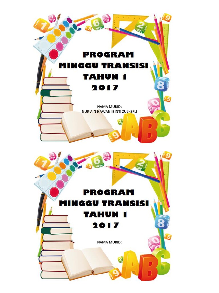 Nama Fail Murid Transisi | PDF