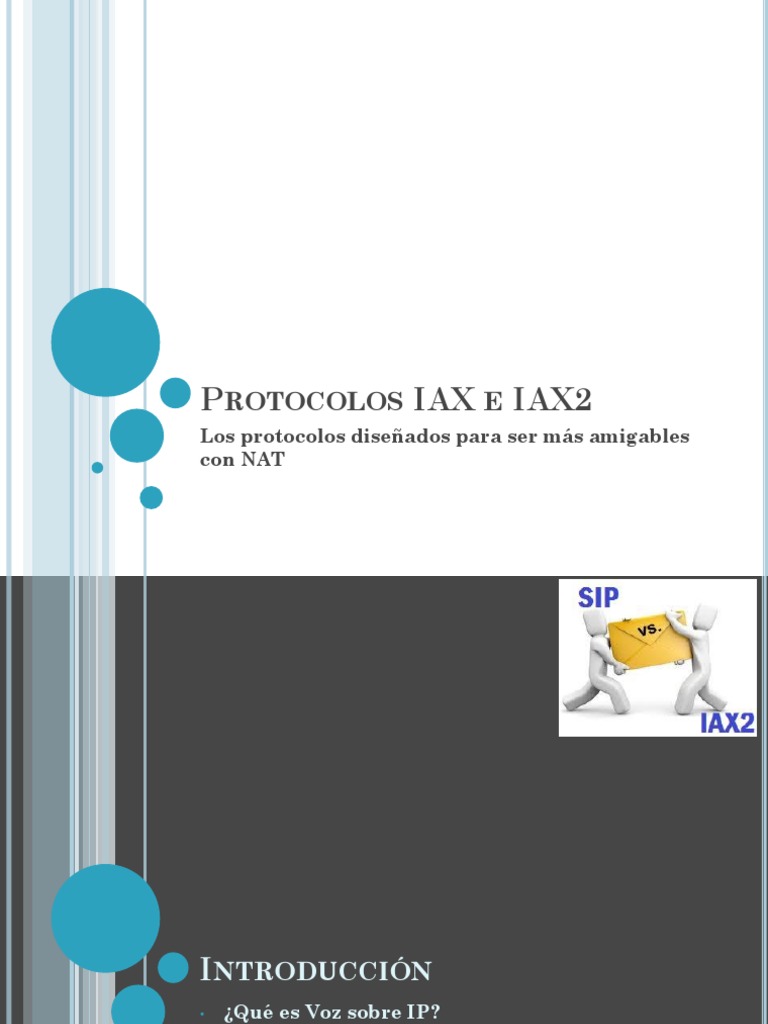 Protocolos IAX e IAX2 | PDF | Protocolos de comunicaciones | Estándares ...