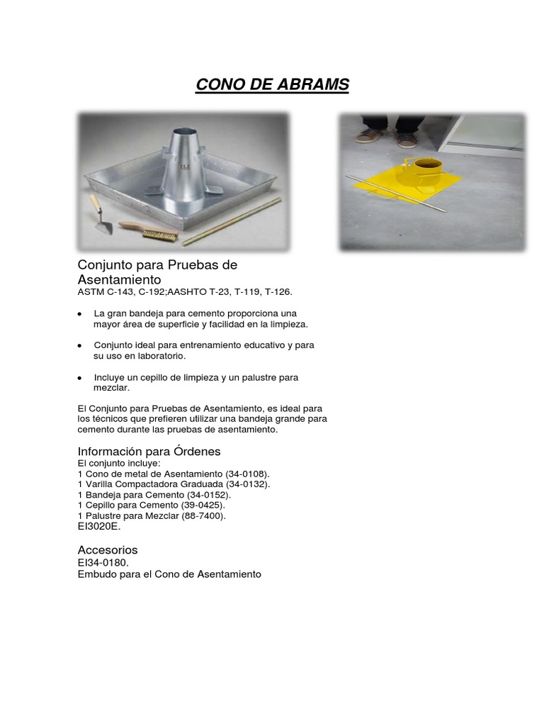 Cono de Abrams | PDF | Acero | Science