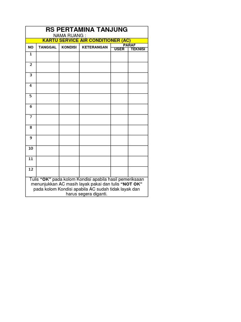 Kartu Kontrol Ac | PDF