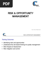 ISO 9001 Risk and Opportunity Framework | PDF | Stakeholder (Corporate ...
