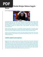 Kumpulan Materi Belajar Bahasa Inggris Otodidak Untuk Pemula | PDF