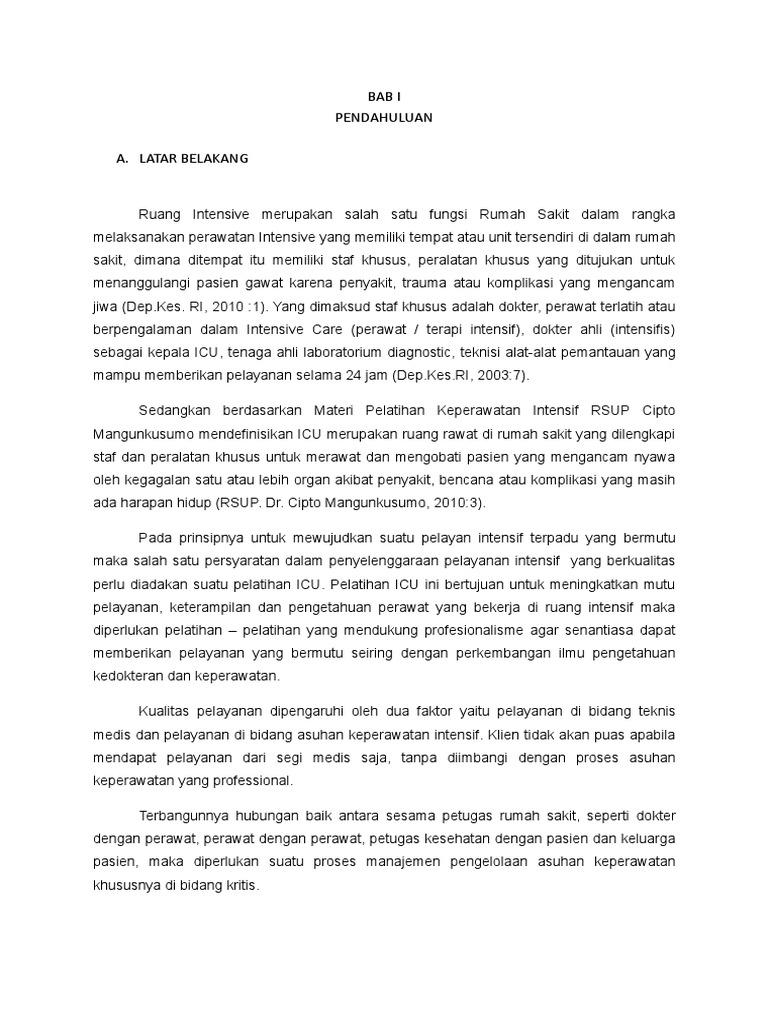 Modul Pelatihan Icu Revisi01 | PDF
