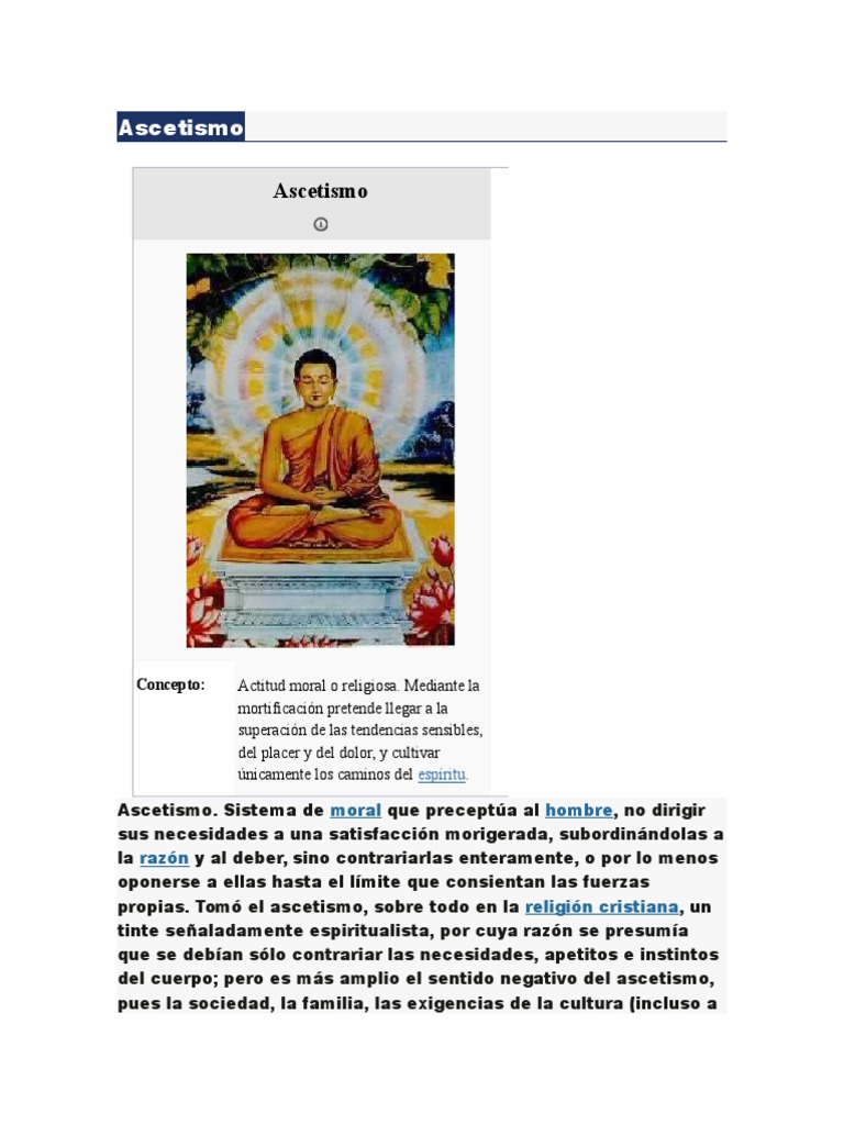 Ascetismo Budista | PDF | Ascetismo | Misticismo