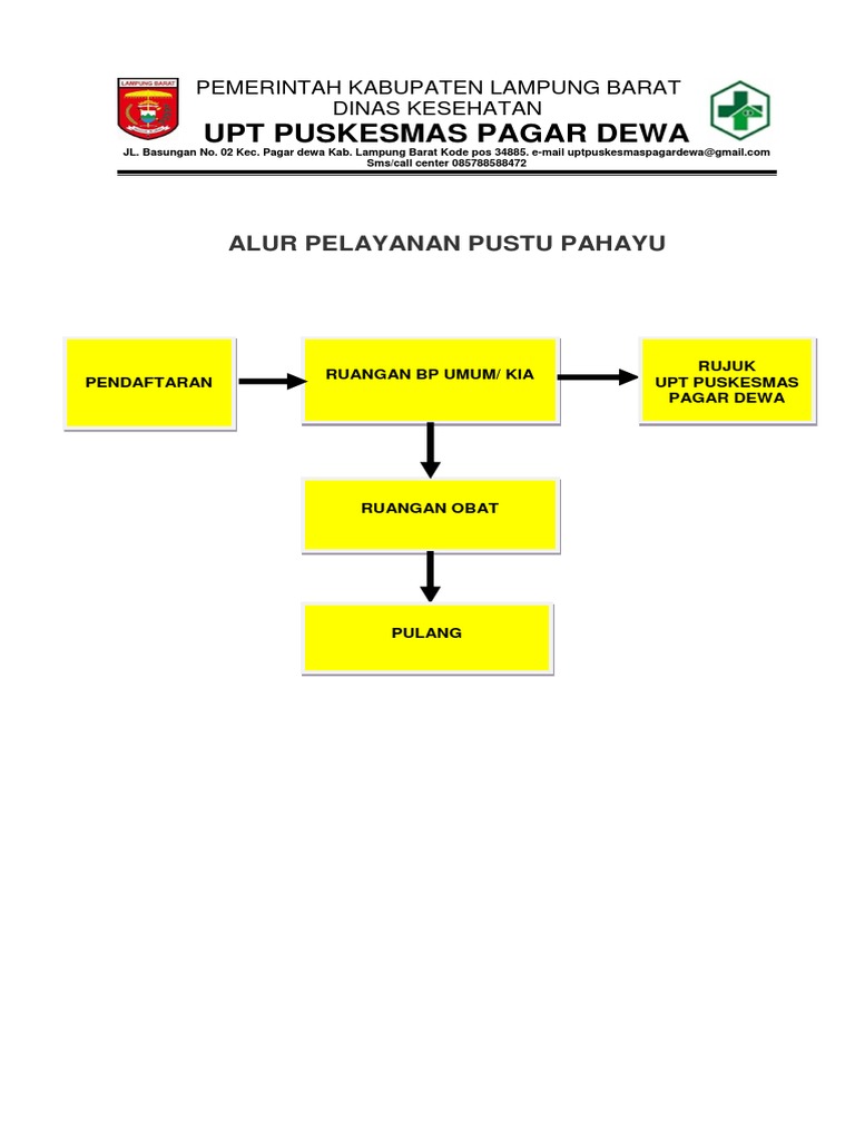 Alur Pelayanan Pustu Pahayu | PDF