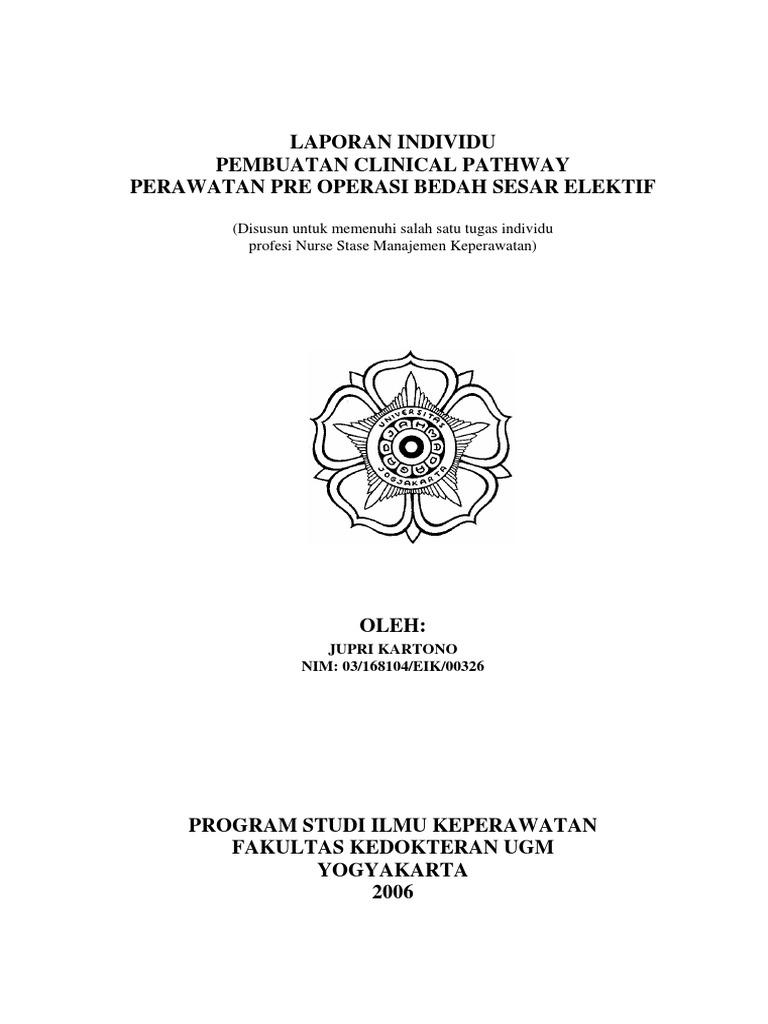Clinical Pathway Pre Operasi Sesar | PDF | Kesehatan Holistik | Sains ...