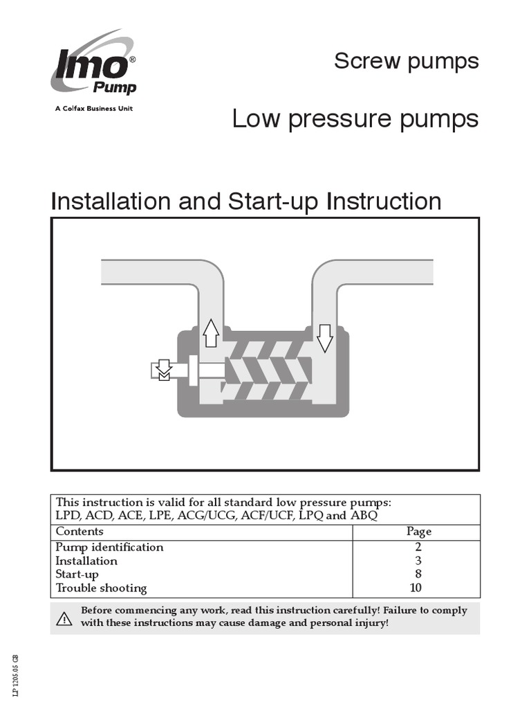 Start-Up Instructions PDF | PDF | Pump | Valve