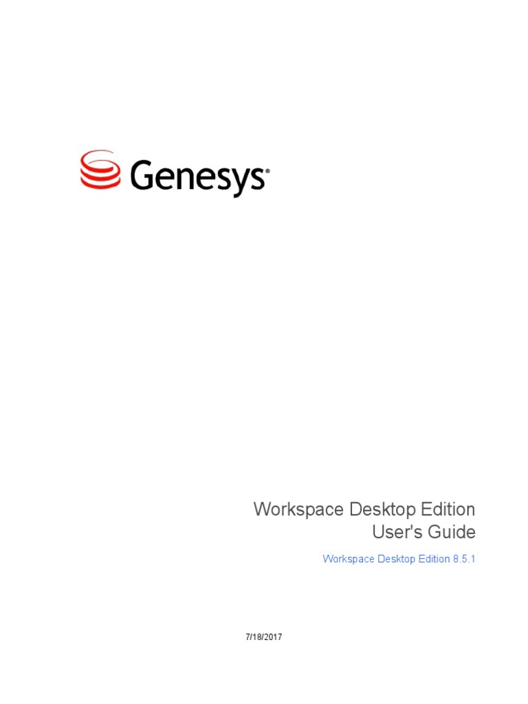 Workspace Desktop Edition