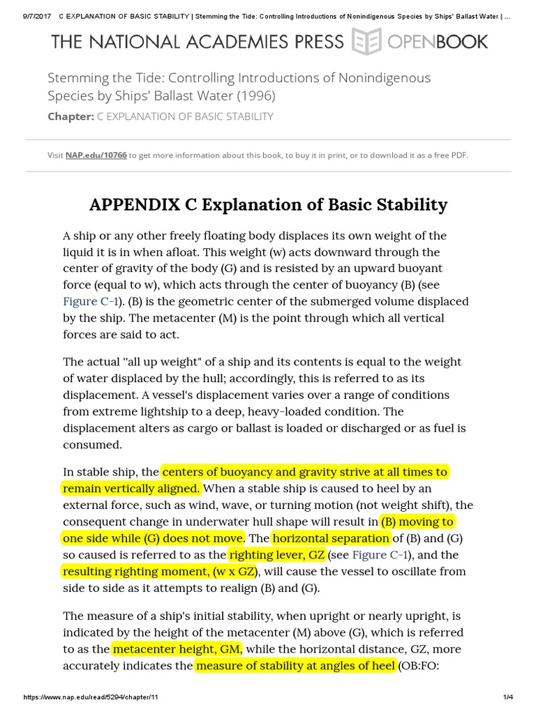 Basic Boat Stability | PDF | Buoyancy | Watercraft