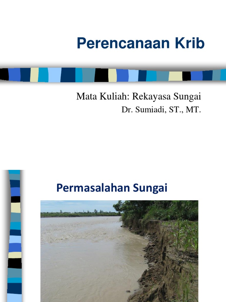 Perencanaan dan Jenis Krib Sungai | PDF