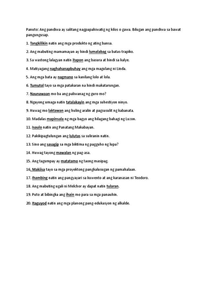 Sulating Pansanay | PDF