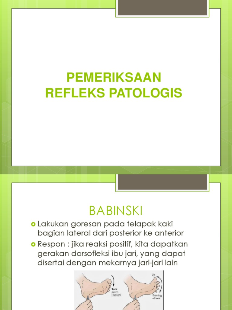 Refleks Patologis Saraf-1 | PDF
