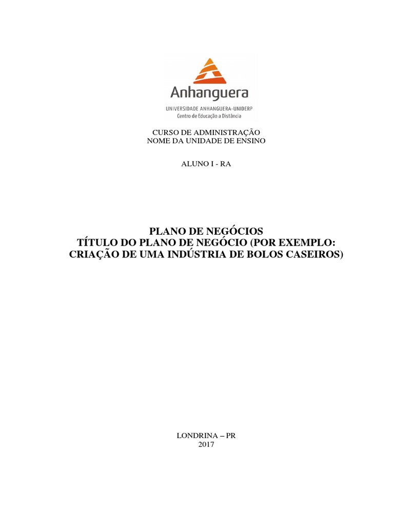 Projeto Integrador II - Modelo