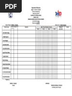 Aral Reading Program Attendance Sheet | PDF